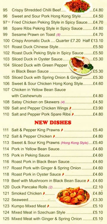 Menu at The Swan Chinese & Japanese Kitchen fast food, Isleworth, 465 ...