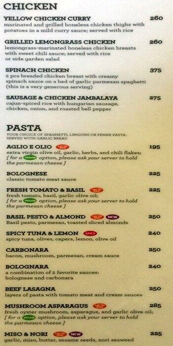 Menu at Cafe Georg, Cebu City, Ground Floor MLD Building