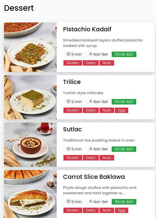 Menu at CZN Burak Dubai restaurant, Dubai, Boulevard Point - Sheikh ...