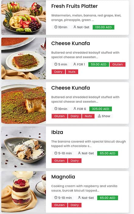 Menu at CZN Burak Dubai restaurant, Dubai, Boulevard Point - Sheikh ...