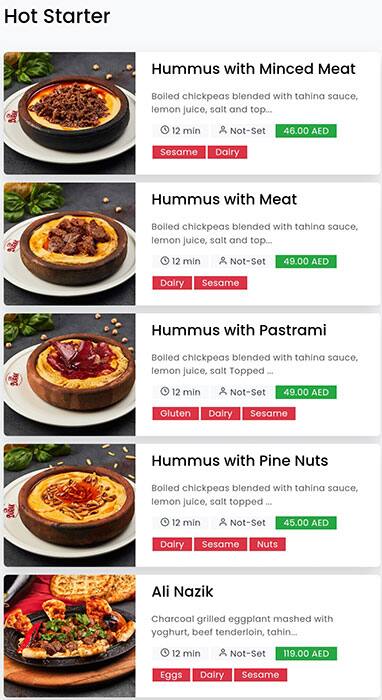 Menu at CZN Burak Dubai restaurant, Dubai, Boulevard Point - Sheikh ...