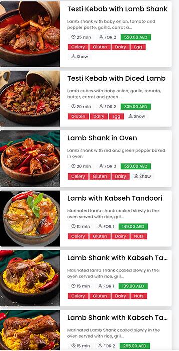 Menu at CZN Burak Dubai restaurant, Dubai, Boulevard Point - Sheikh ...