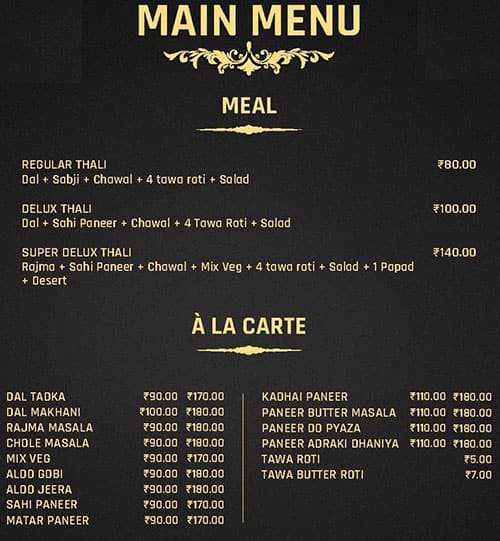 Menu of Break Point Cafe, Sector 63, Noida