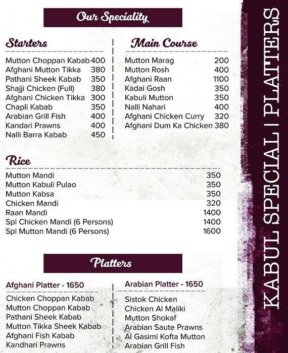 Kabul Darbar, Tolichowki, Hyderabad - Restaurant - Zomato