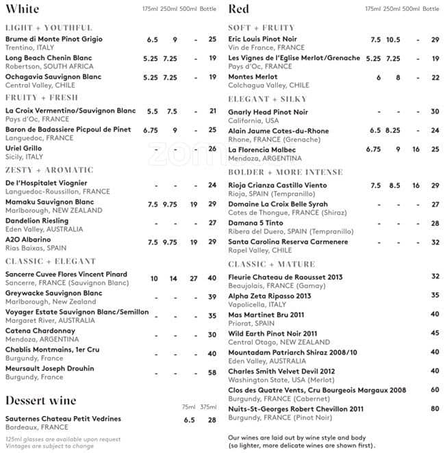 No.1 Duke Street Menu, Menu for No.1 Duke Street, Richmond Upon Thames ...
