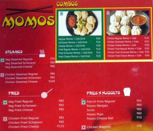 Menu at Momo Station, Bengaluru, 2nd Floor