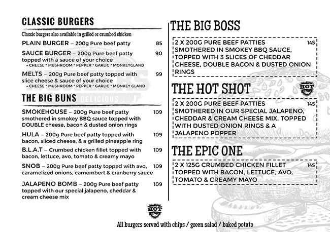 Menu at De Kelder, Cape Town, Vodacom Golf Village