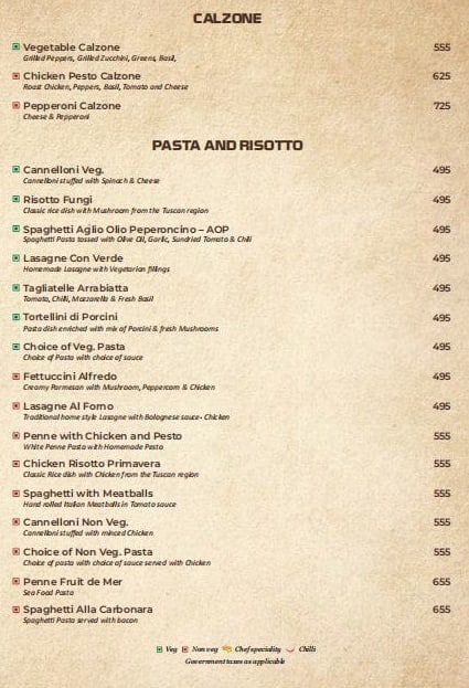 Menu at Bistro Flamme Bois - Canal Road, Ludhiana