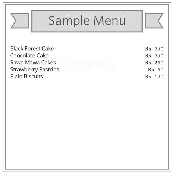 Menu of Bangalore Iyangar Bakery, Parel, Mumbai
