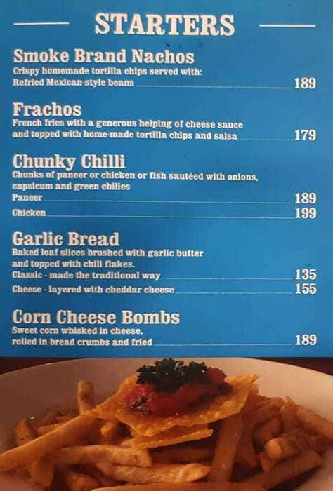 Menu at Smoke - The Sizzler House ಸ್ಮೋಕ್ - ದಿ ಸಿಝ್ಲರ್ ಹೌಸ್, Bengaluru, 61