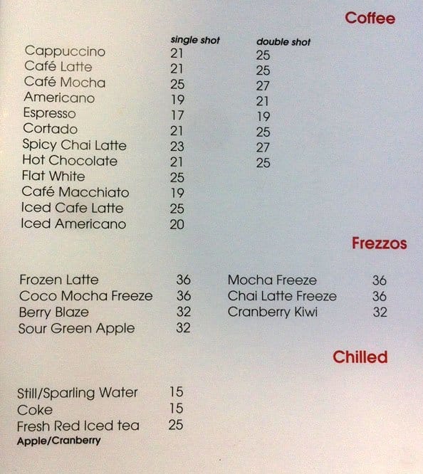 The Good African Coffee Menu, Menu for The Good African Coffee ...