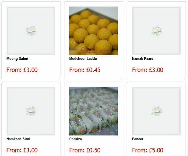 Menu at London Sweet Centre restaurant, Birmingham