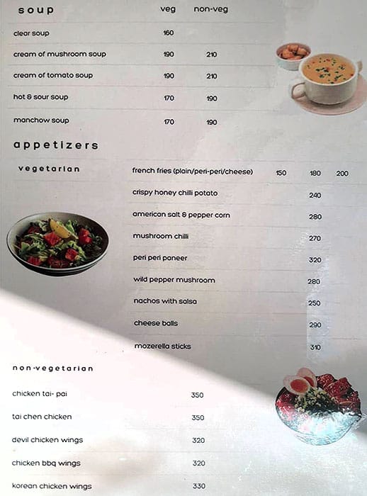 Menu at Do Tell Cafe, Gangtok, Gangtok