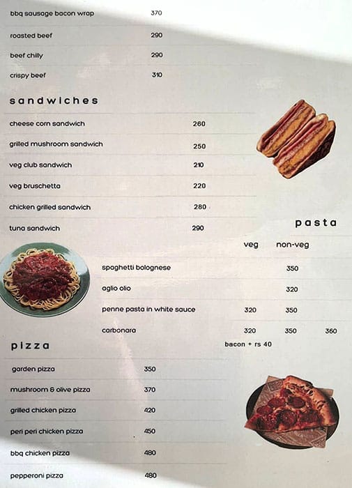 Menu at Do Tell Cafe, Gangtok, Gangtok