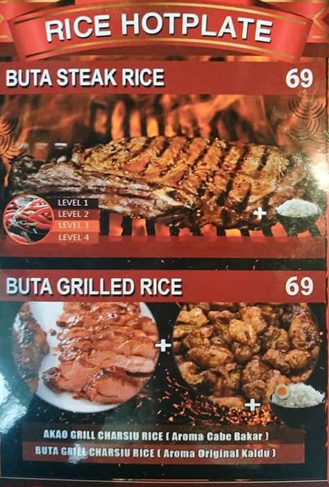Menu at Ichiro Ramen restaurant, West Jakarta, lippo mall puri