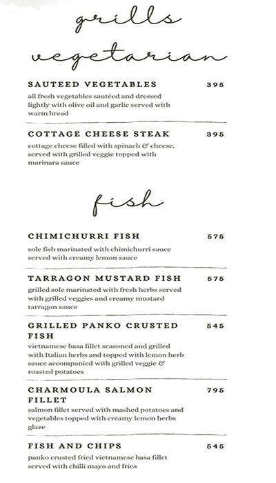 Menu at Capri Wings, Noida