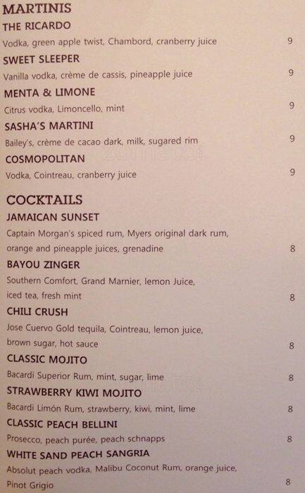 Menu at Carleton Grill restaurant, Ottawa, 150 Albert St