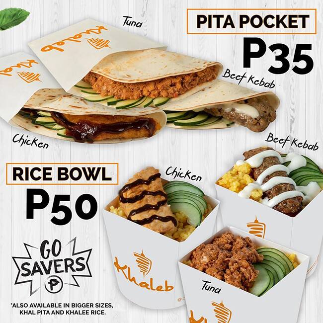 Menu at Khaleb Shawarma, Muntinlupa, Second Floor