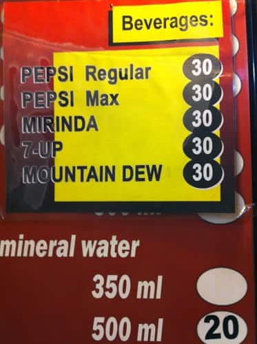 Menu at Khaleb Shawarma restaurant, Quezon City, 137 J.P. Laurel