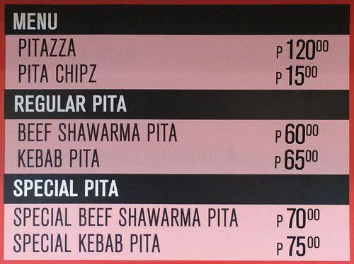 Menu at Khaleb Shawarma restaurant, Quezon City, 1104 Quezon City