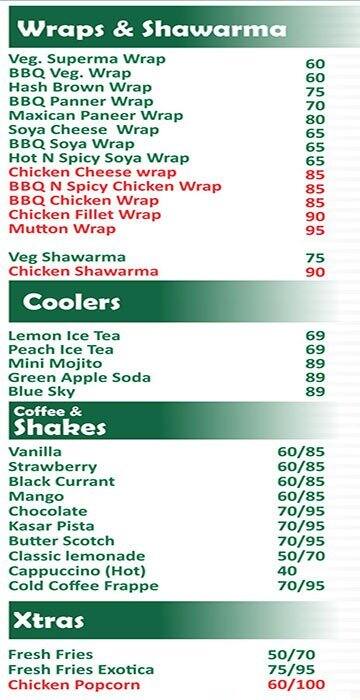 Menu at Burger Xpress, Faridabad, Shop 23 & 24