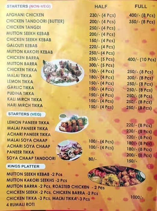 Menu of Barbeque Republic, Sector 45, Noida