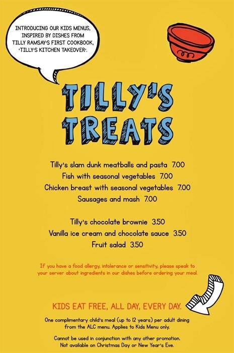 Menu at London House - Gordon Ramsay restaurant, London, 7-9 Battersea ...