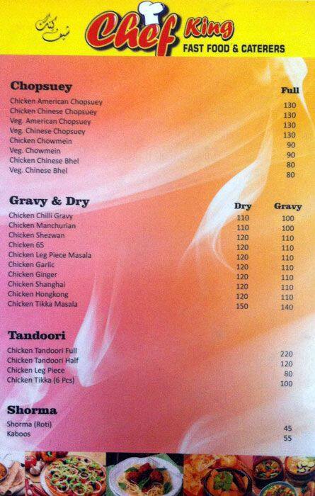 Menu at King,S Burger Corner, Thane