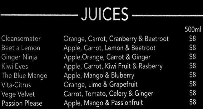 Menu at Café Brioche cafe, Auckland, 186 Victoria St W