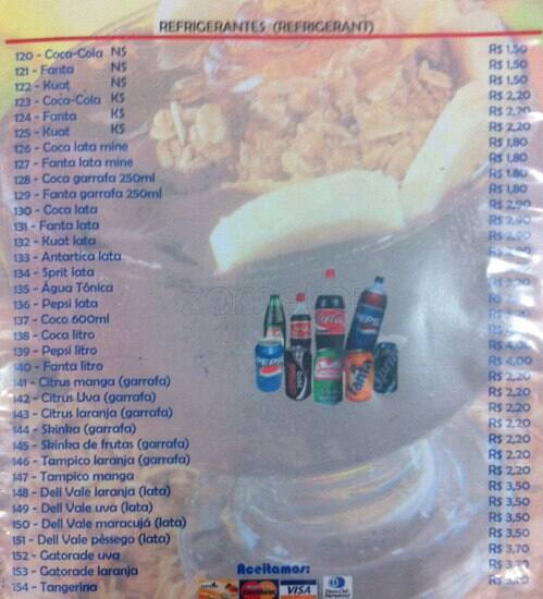 Menu em O Poderoso Açaí da Nanda pub & Bar, Salvador, Rua Conselheiro ...