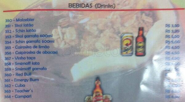 Menu em O Poderoso Açaí da Nanda pub & Bar, Salvador, Rua Conselheiro ...