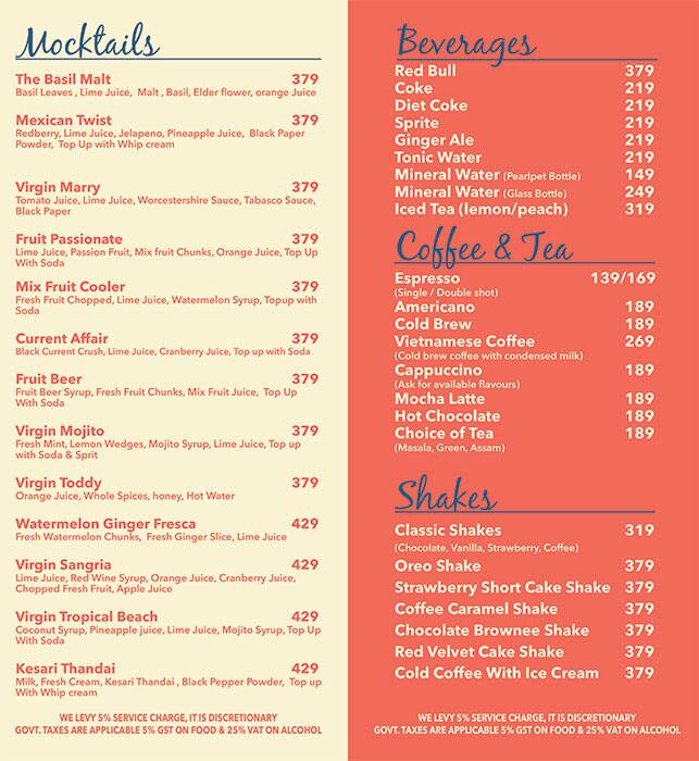 Menu of Gola Sizzlers - Naresh Gola Group, Netaji Subhash Place, New Delhi
