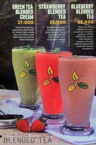 Menu at Coffee Toffee cafe, Jakarta, Sovereign Plaza