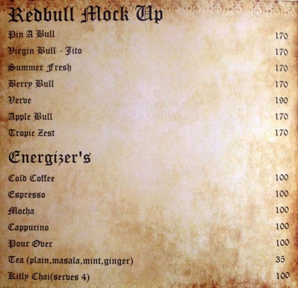 Menu at Wizards Food Court, Ahmedabad, Gala Business Center 1