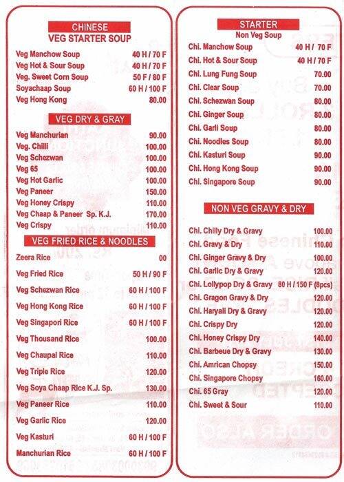 Kathi Junction Menu, Menu for Kathi Junction, Kopar Khairane, Navi Mumbai - Zomato