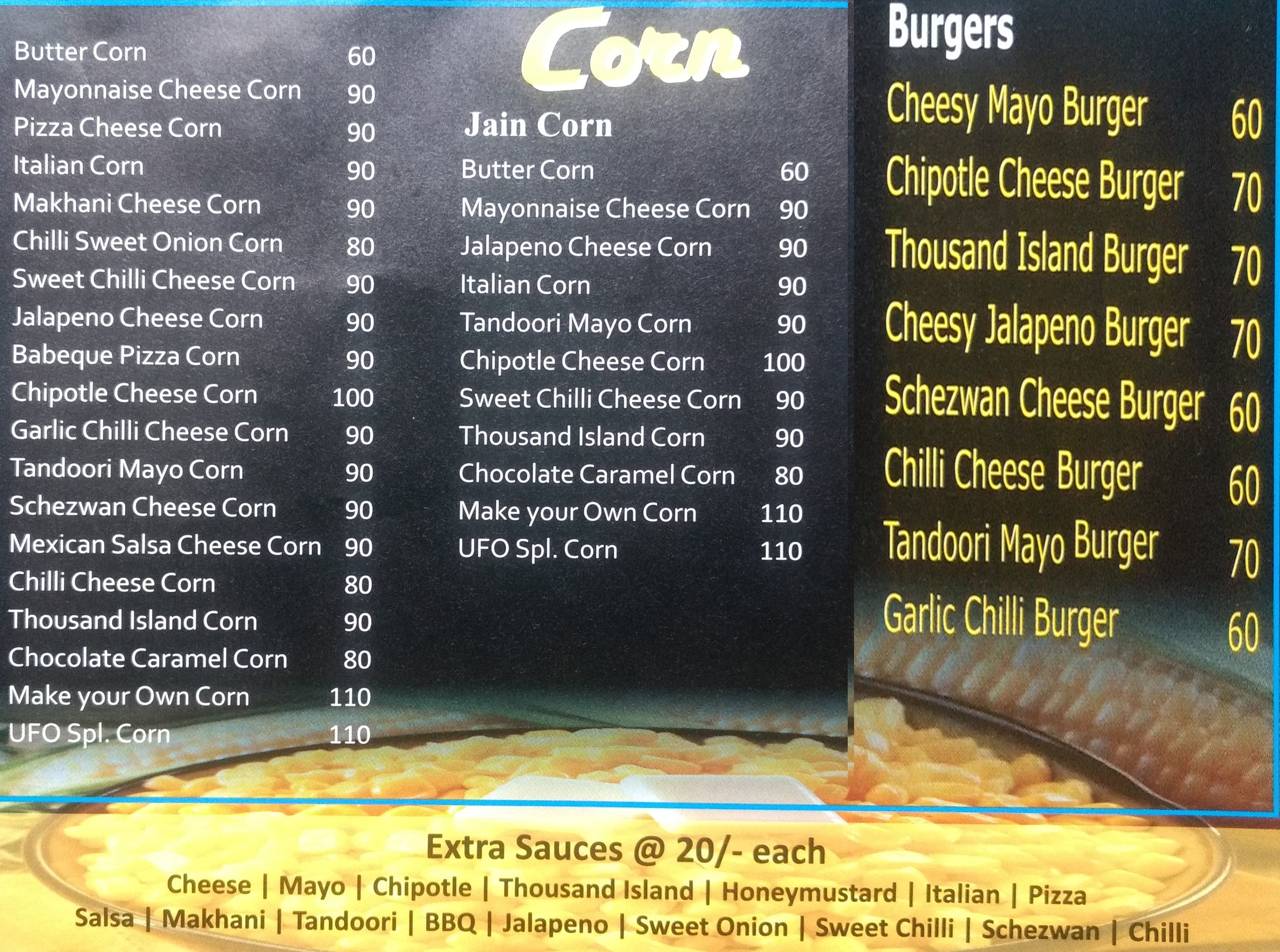 Ufo Fries & Corn Menu, Menu for Ufo Fries & Corn, Kandivali West ...