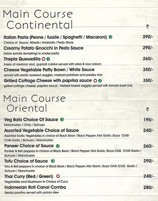 Menu of Archana Restaurant, Mulund West, Mumbai