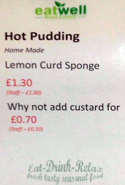 Menu at Eat Well cafe, London, Whitechapel Road