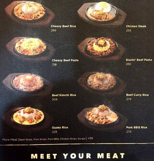 Sizzlin' Steak Menu, Menu for Sizzlin' Steak, Ortigas, Mandaluyong City ...