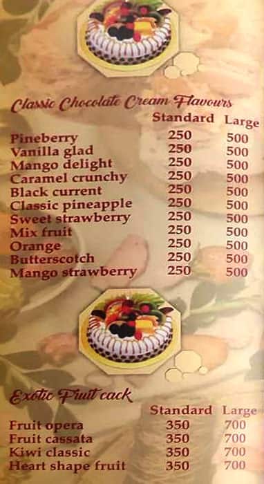 Menu of Bake Express, Airoli, Navi Mumbai