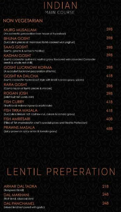 Menu at OriGin Nashik, Nashik, KK Plaza