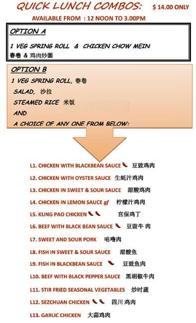 Menu at Starlight Restaurant, Queenstown