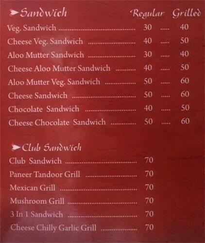 Jai Ambe Fast Food & Restaurant Menu - Zomato