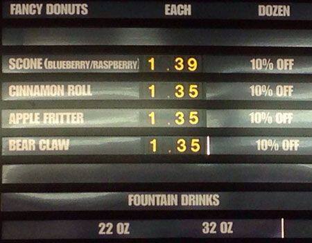 Menu at Happy Donuts pub & bar, Kent