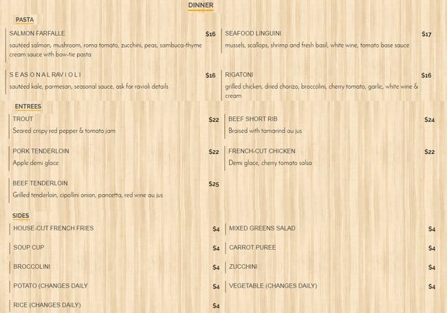 Menu at Apres Diem pub & bar, Atlanta, 931 Monroe Dr NE St C103