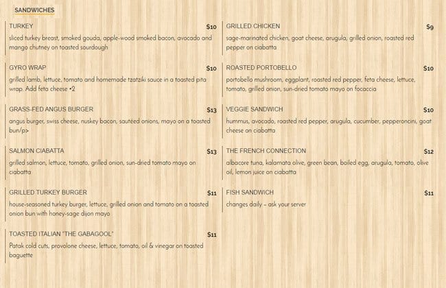 Menu at Apres Diem pub & bar, Atlanta, 931 Monroe Dr NE St C103