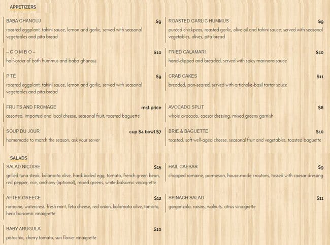 Menu at Apres Diem pub & bar, Atlanta, 931 Monroe Dr NE St C103