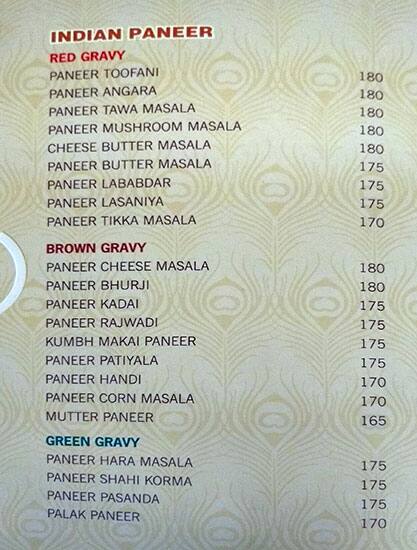 Menu at Mayur Restaurant & Banquet, Ahmedabad, Mayur restaurant nr. Man ...