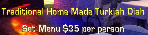 Menu at Akdeniz Aksamlari restaurant, Brunswick