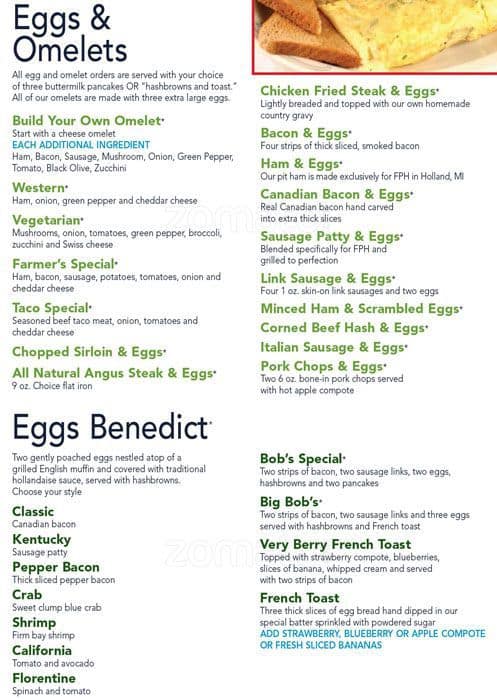 Menu at Family Pancake House Wheaton restaurant, Bremerton, Wheaton Way